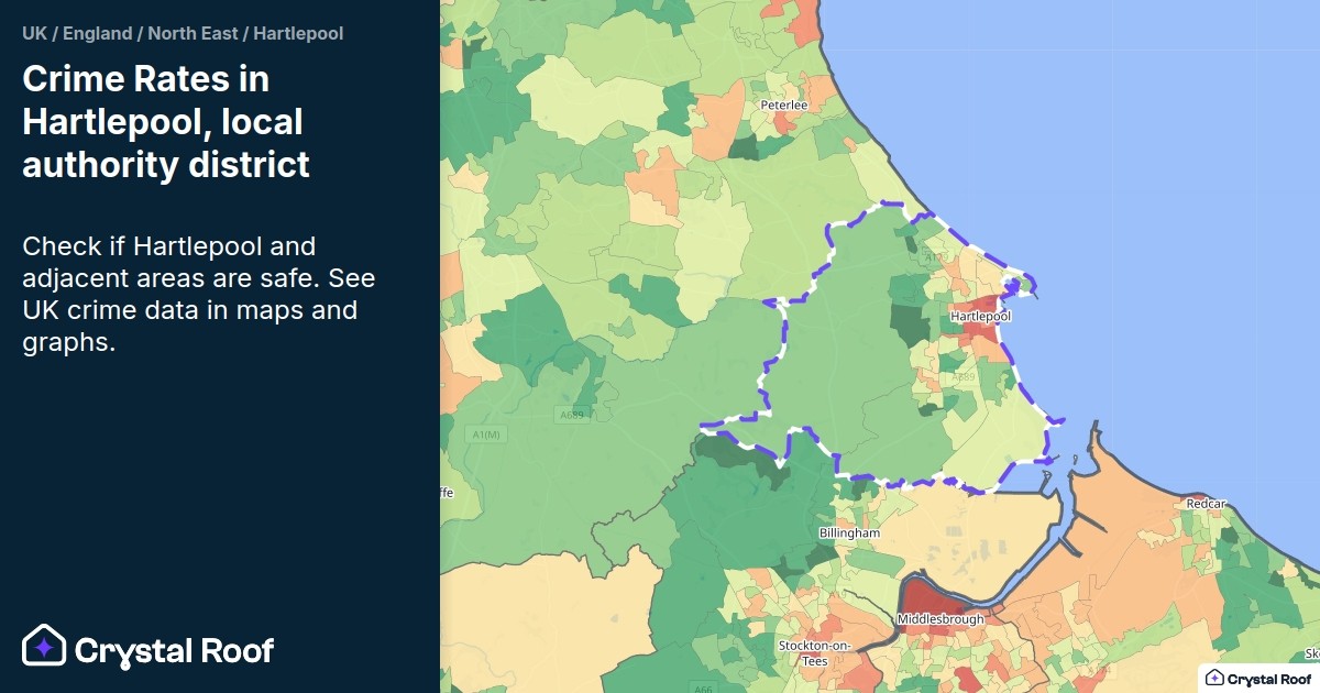 Crime Rates in Hartlepool - Crystal Roof