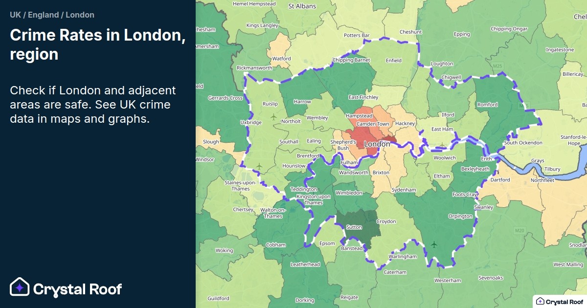 Crime Rates in London - Crystal Roof