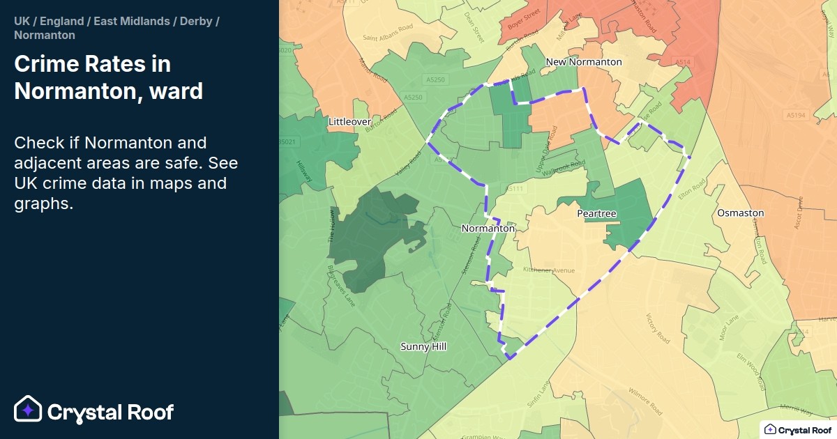 Crime Rates in Normanton - Crystal Roof